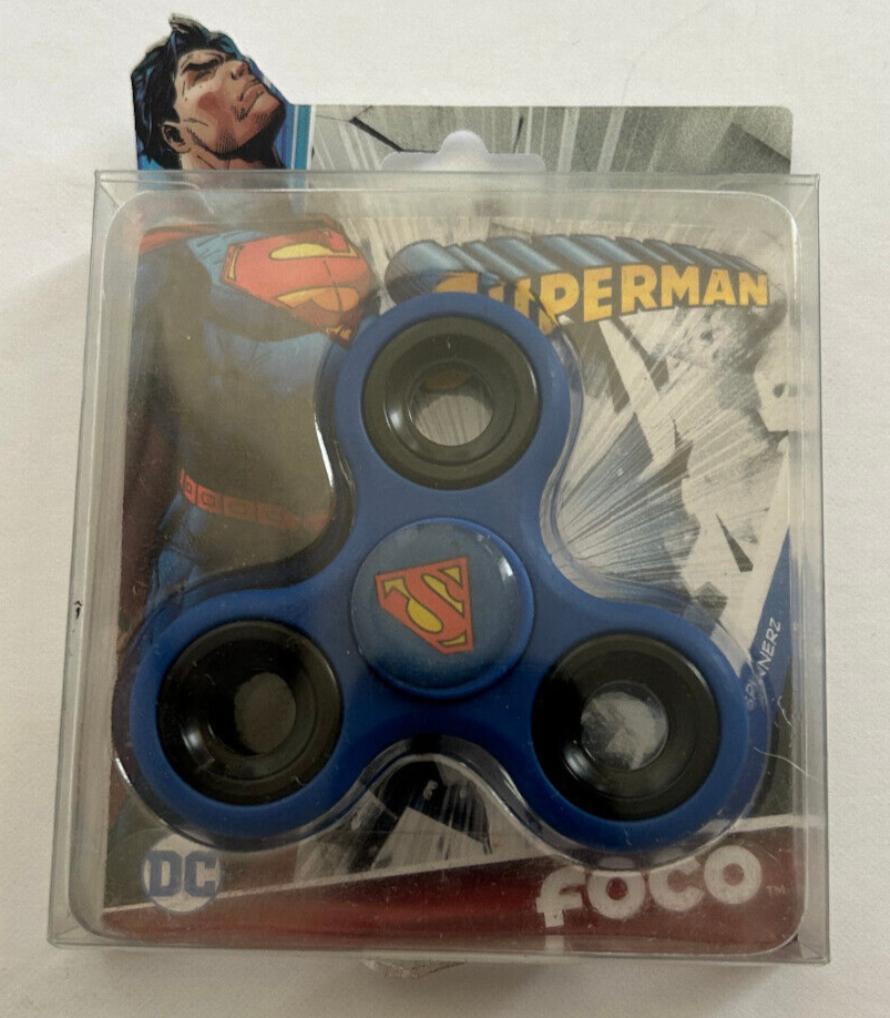 Superman 3 Way Spinner DC Comics Toy Blue - Other