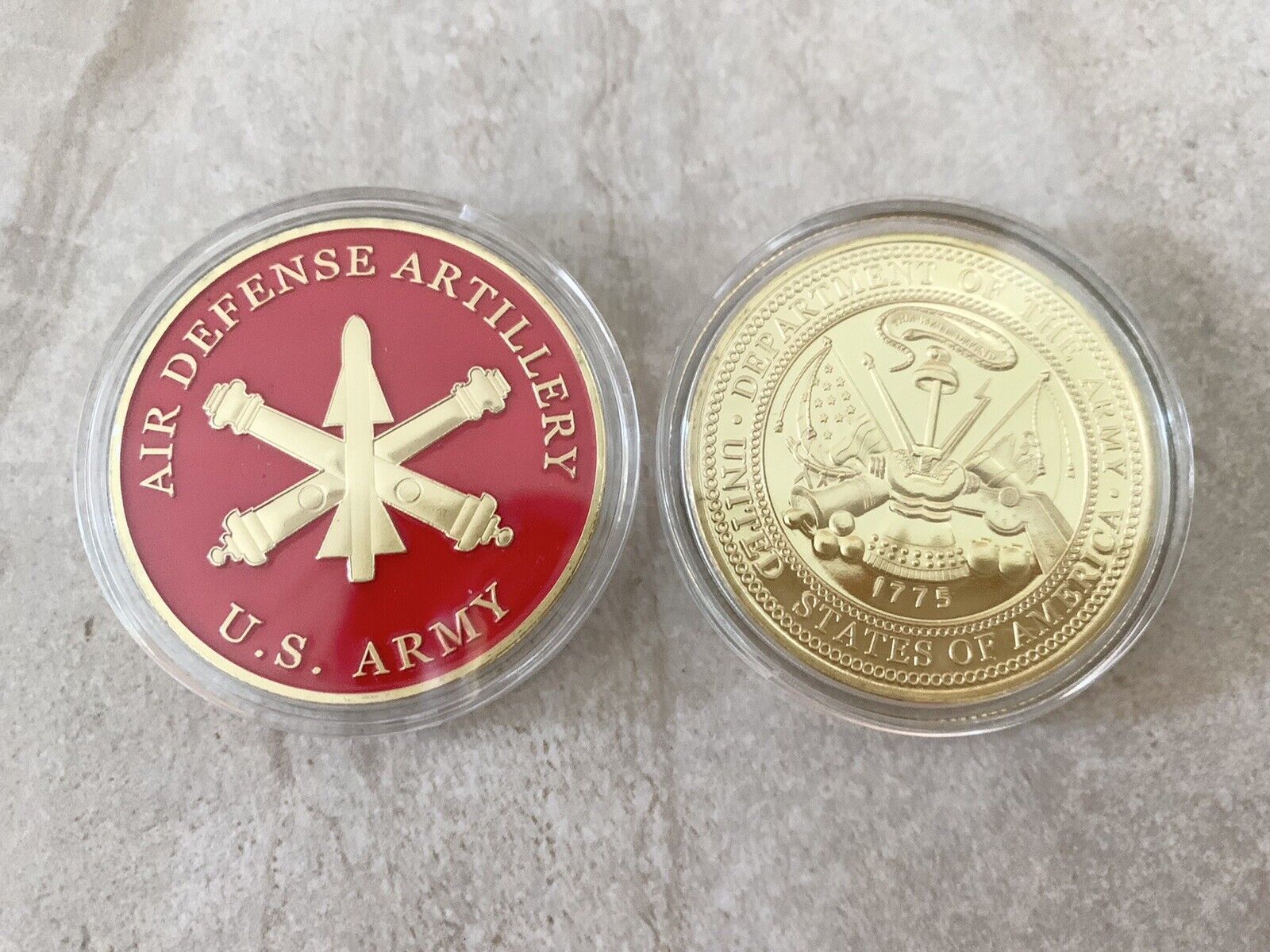 Air Defense Artillery U.S. Army Challenge Coin - Current Militaria ...