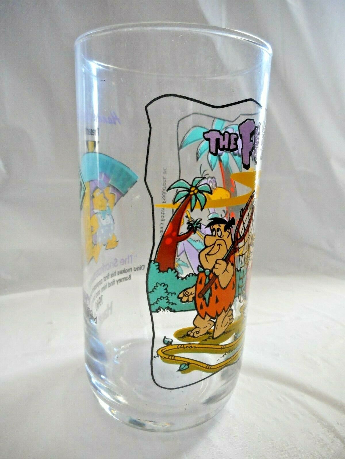 FLINTSTONES HARDEES THE FIRST 30 YEARS SNORKASAURUS STORY 1960 DRINKING ...