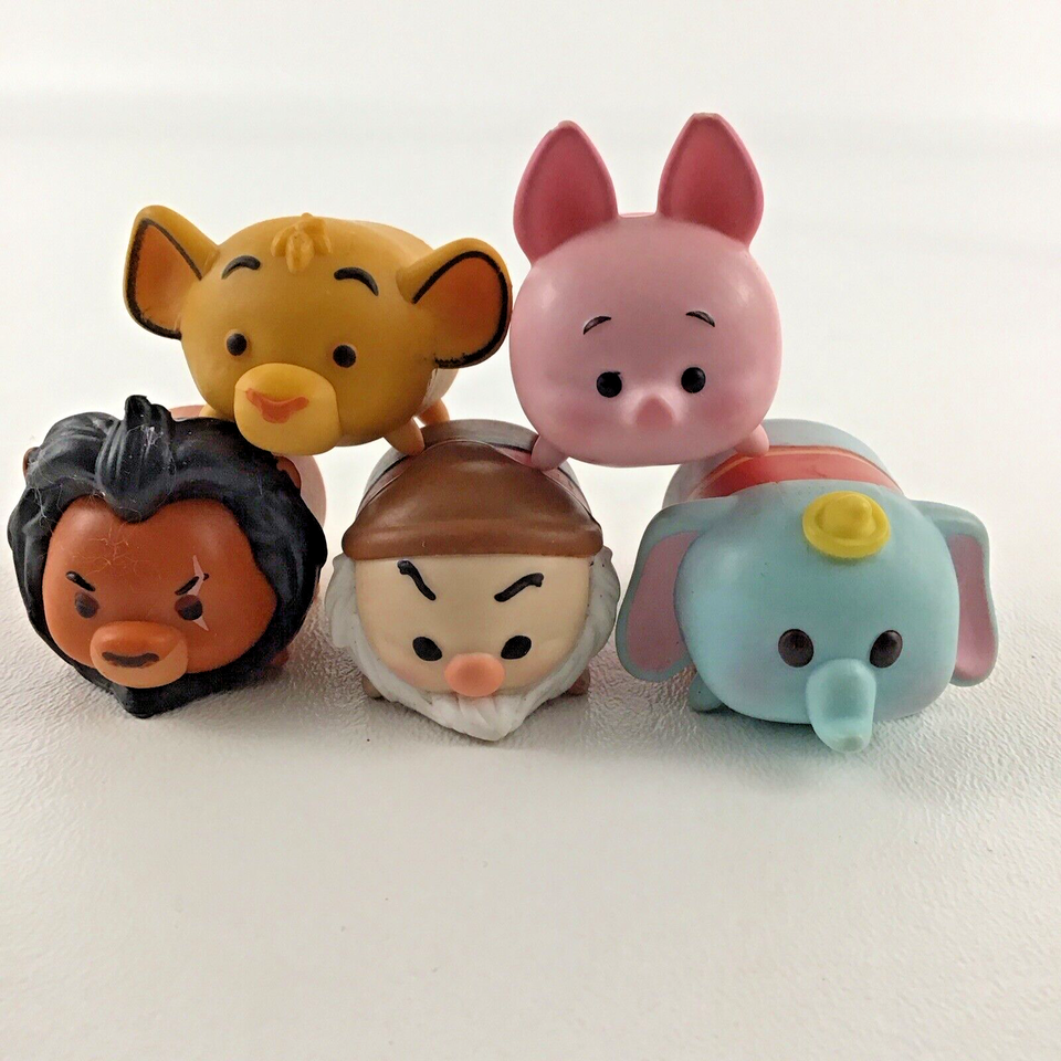 Disney Tsum Tsum Piglet Dumbo Dwarf Scar Mini Stackable Collectible ...