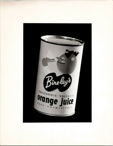 1940s Bireley's Soda Hollywood California Orange Juice Can Gene Lester ...