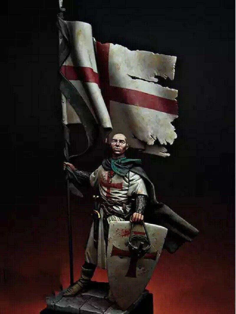 1/24 Resin Model Kit Medieval Knight Templar and 50 similar items