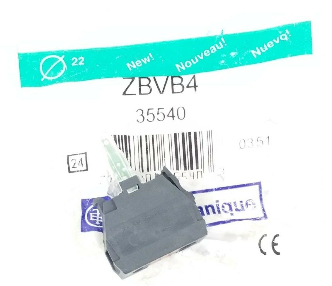 NEW TELEMECANIQUE ZBVB4 LIGHT BLOCK RED LED 24V - Everything Else