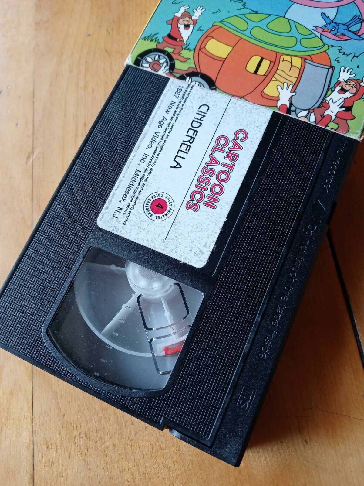 Cinderella + 4 More Animated Color Cartoons-Castle Cartoons VHS - VHS Tapes