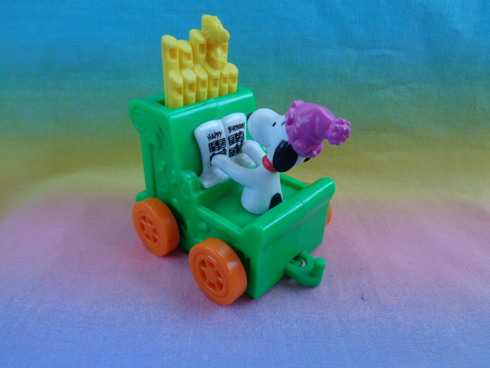 Vintage1994 McDonald's Snoopy & Woodstock Birthday Train Organ #12 Toy ...