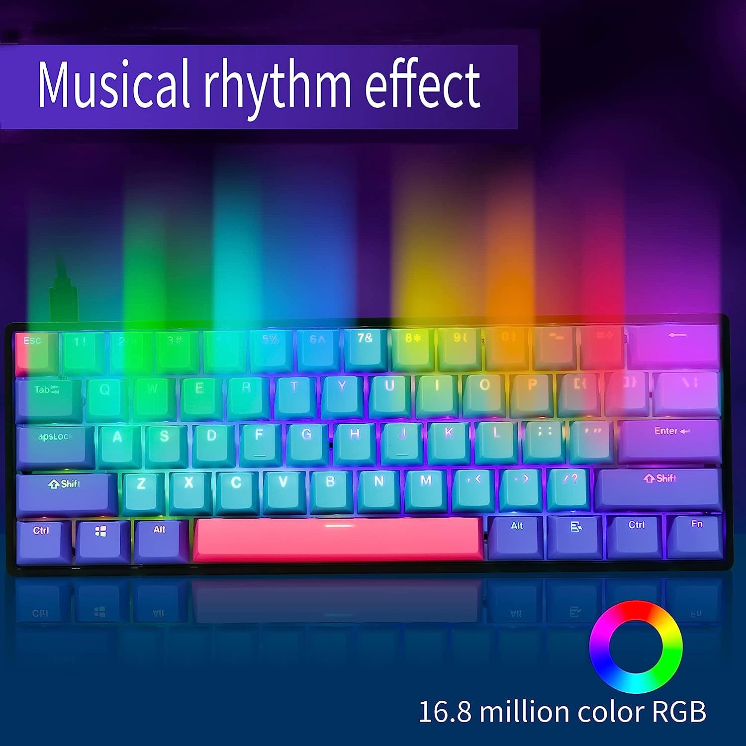 Gtsp Gk61 60% Mechanical Keyboard Gaming and 50 similar items