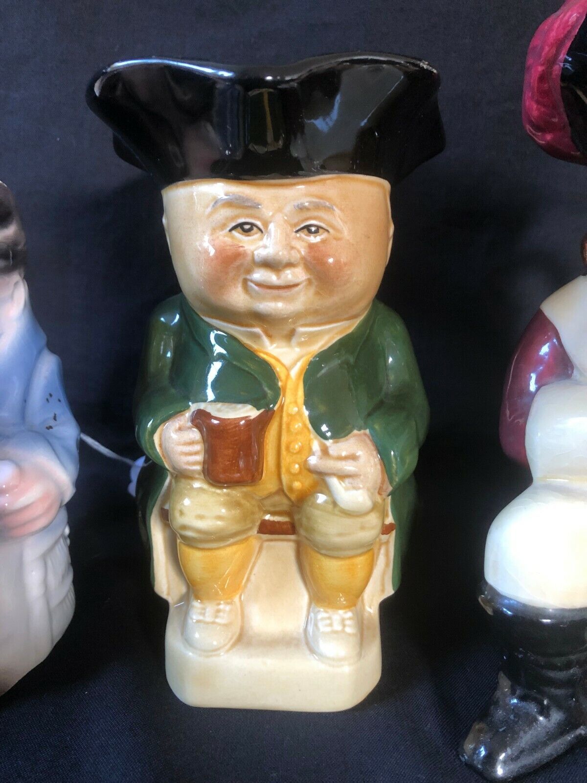 Antique set of 4 toby jugs 1920`. Several brands - Sculptures & Figurines