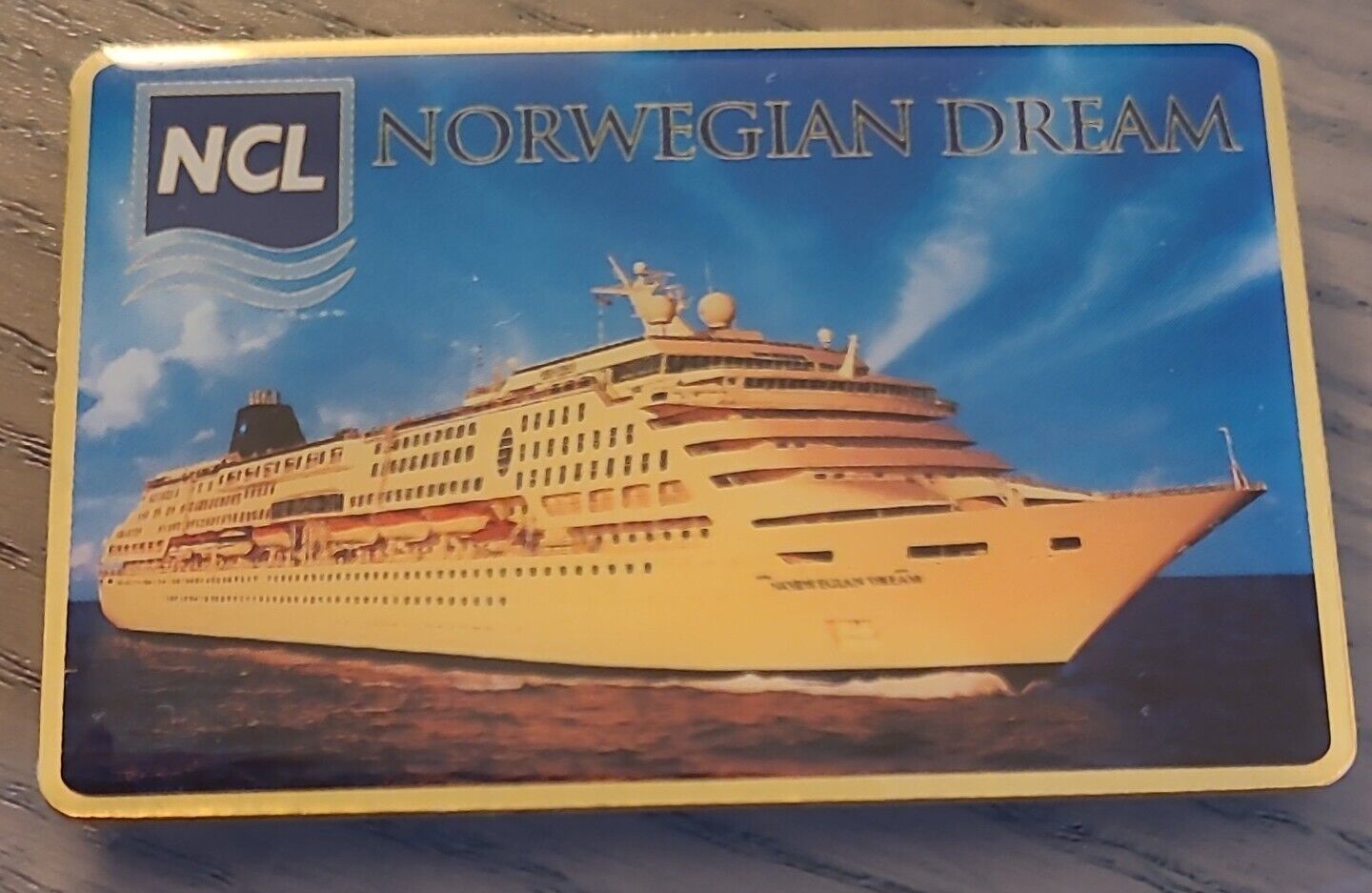 Norwegian Cruise Lines Norwegian Dream Souvenir Refrigerator Magnet ...