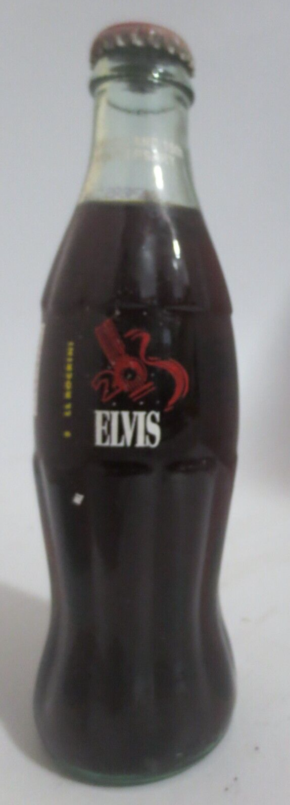 Coca-Cola Classic ELVIS GRACELAND 15TH ANNIVERSARY Bottle 8 oz Full ...
