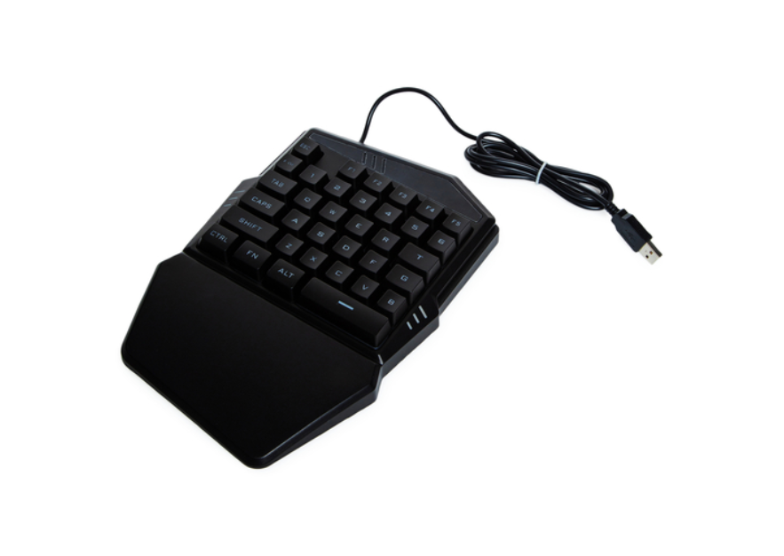 USB Bugha Exclusive RGB LED Color Changing One Handed Ergonomic Gaming ...