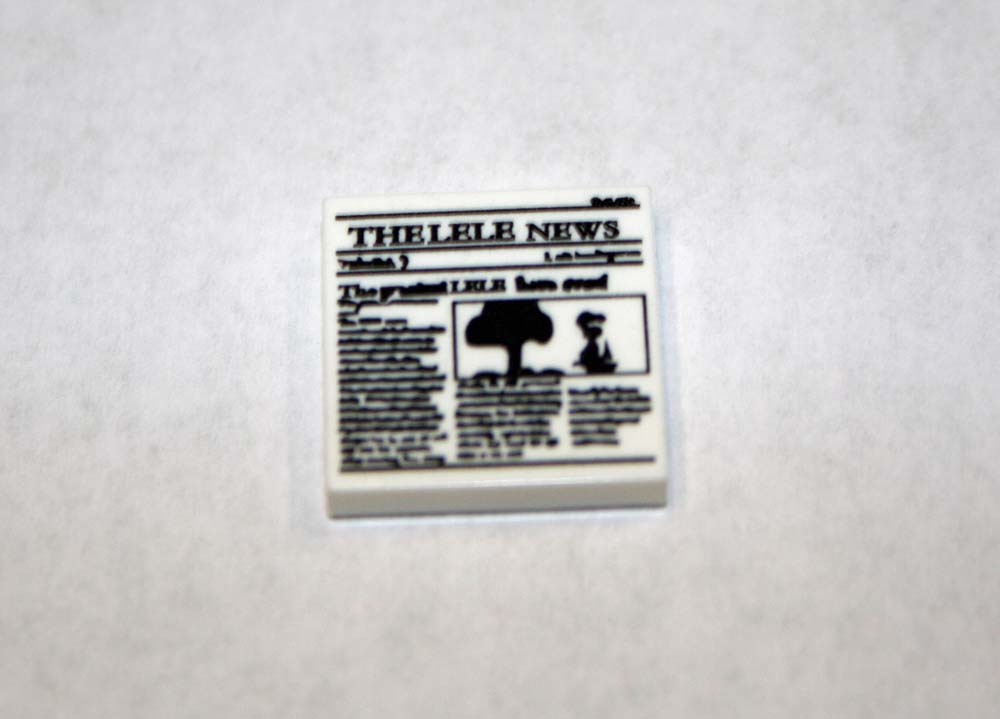 Gift Minifigure Newspaper construction piece fors Fast Ship - LEGO (R ...