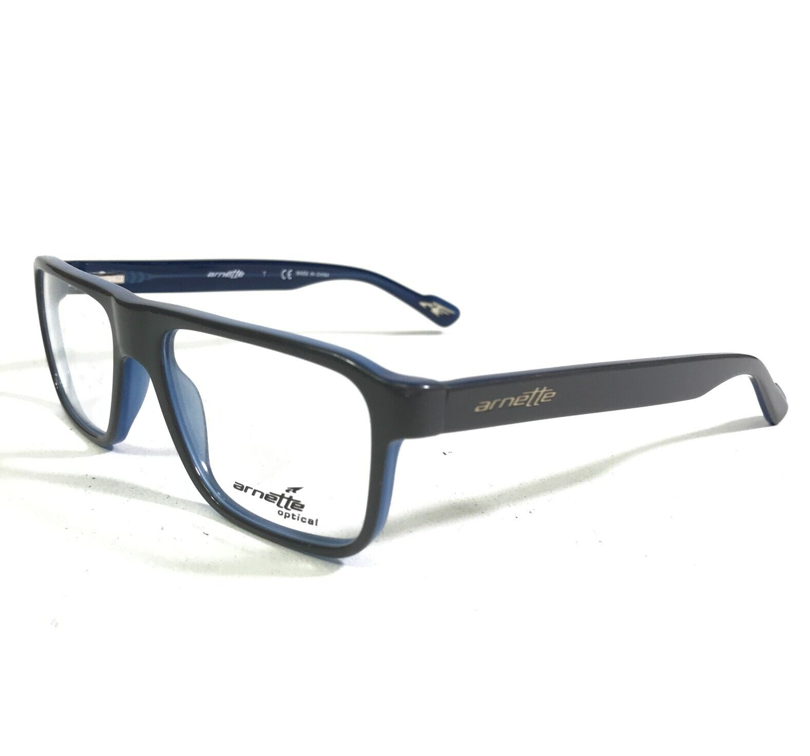 Arnette Eyeglasses Frames REVIVAL 7062 1151 Gray Blue Square Full Rim ...