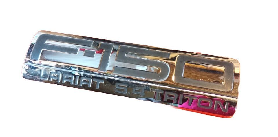 Ford F-150 5.4 Triton emblem badge decal logo fender F150 chrome OEM ...
