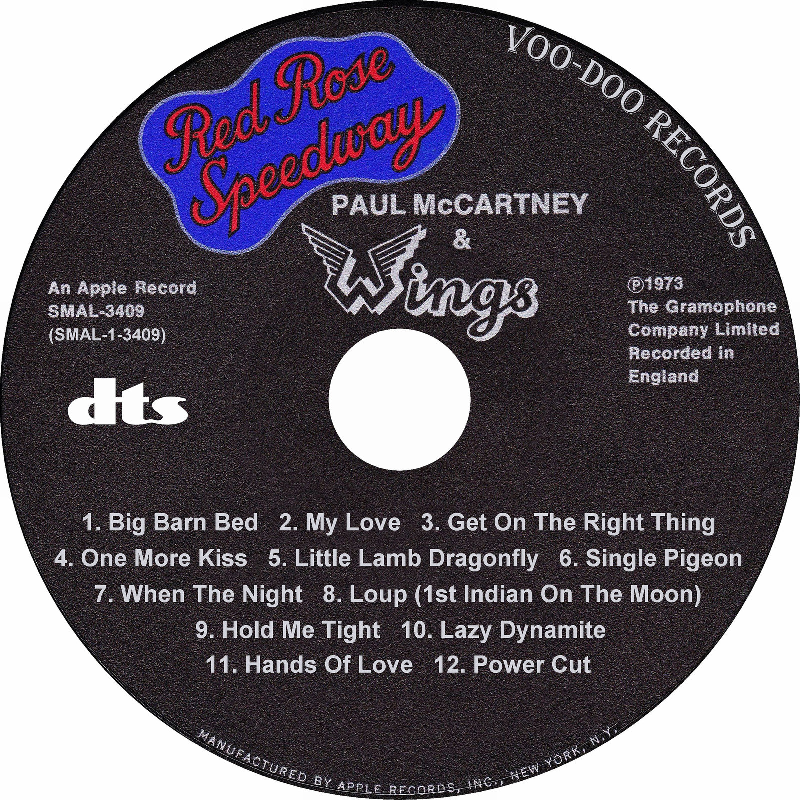 Paul McCartney & Wings - Red Rose Speedway [DTS-CD] - 5.1. Surround Mix 1973 My - CDs