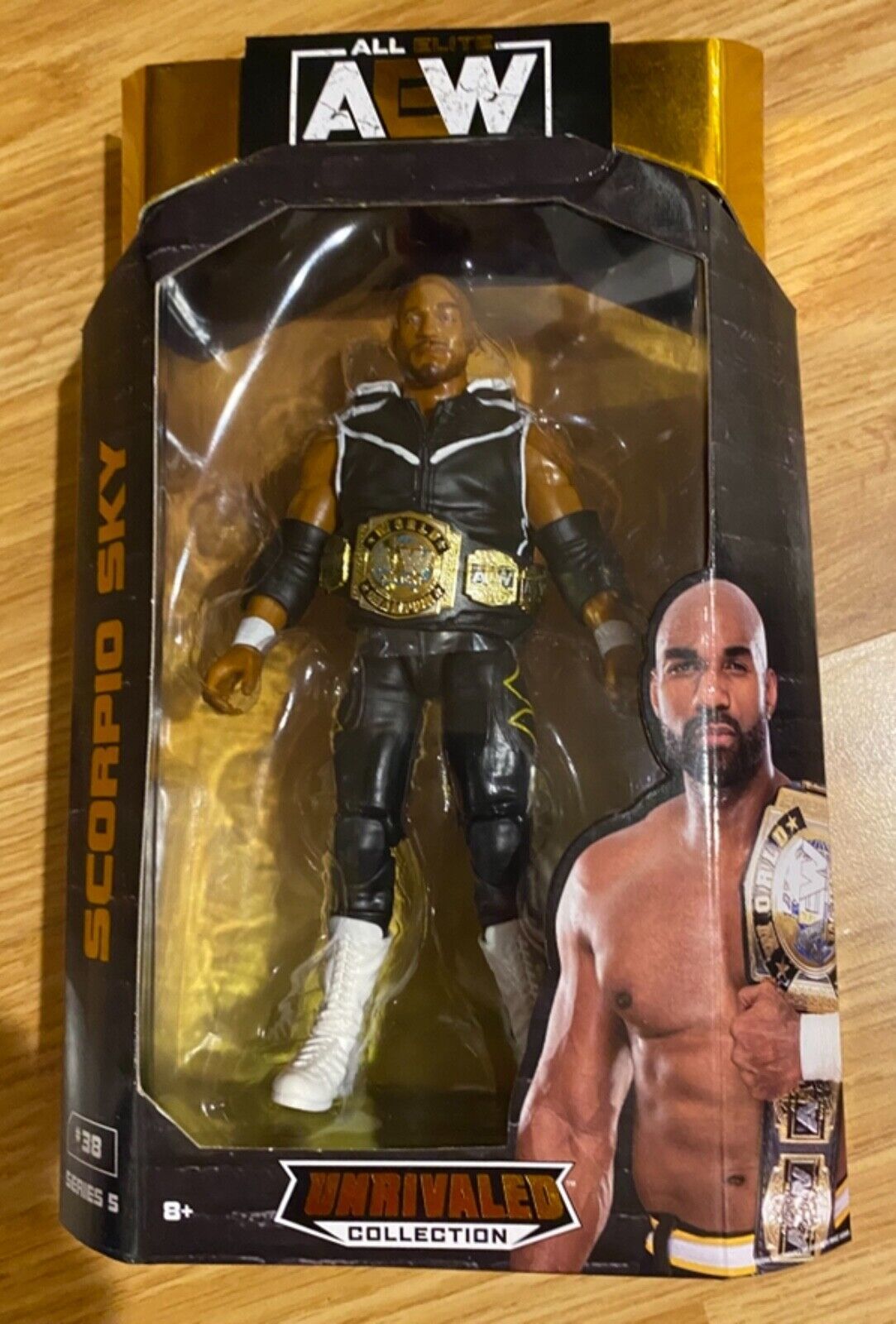 WWE Jazwares AEW Unrivaled SCORPIO SKY Series 5 Wrestling 7" Figure ...