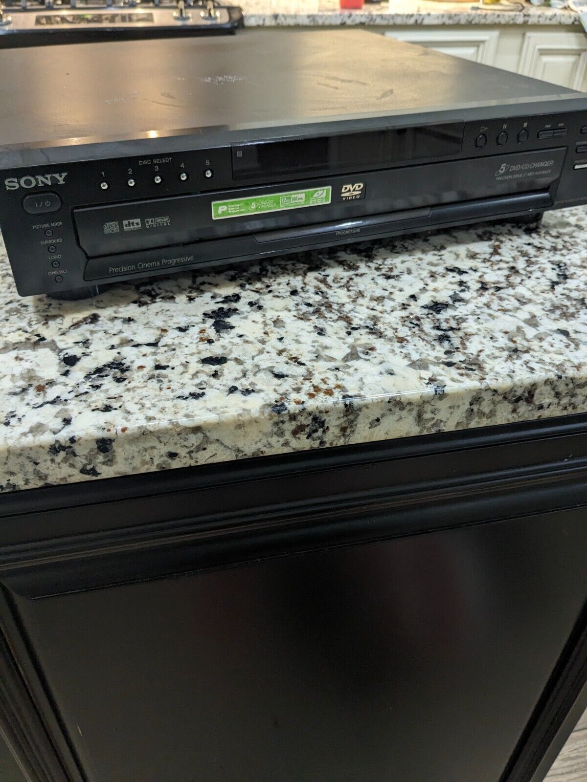 Sony DVP-NC665P 5-Disc DVD/CD Player Carousel Progressive Changer black ...