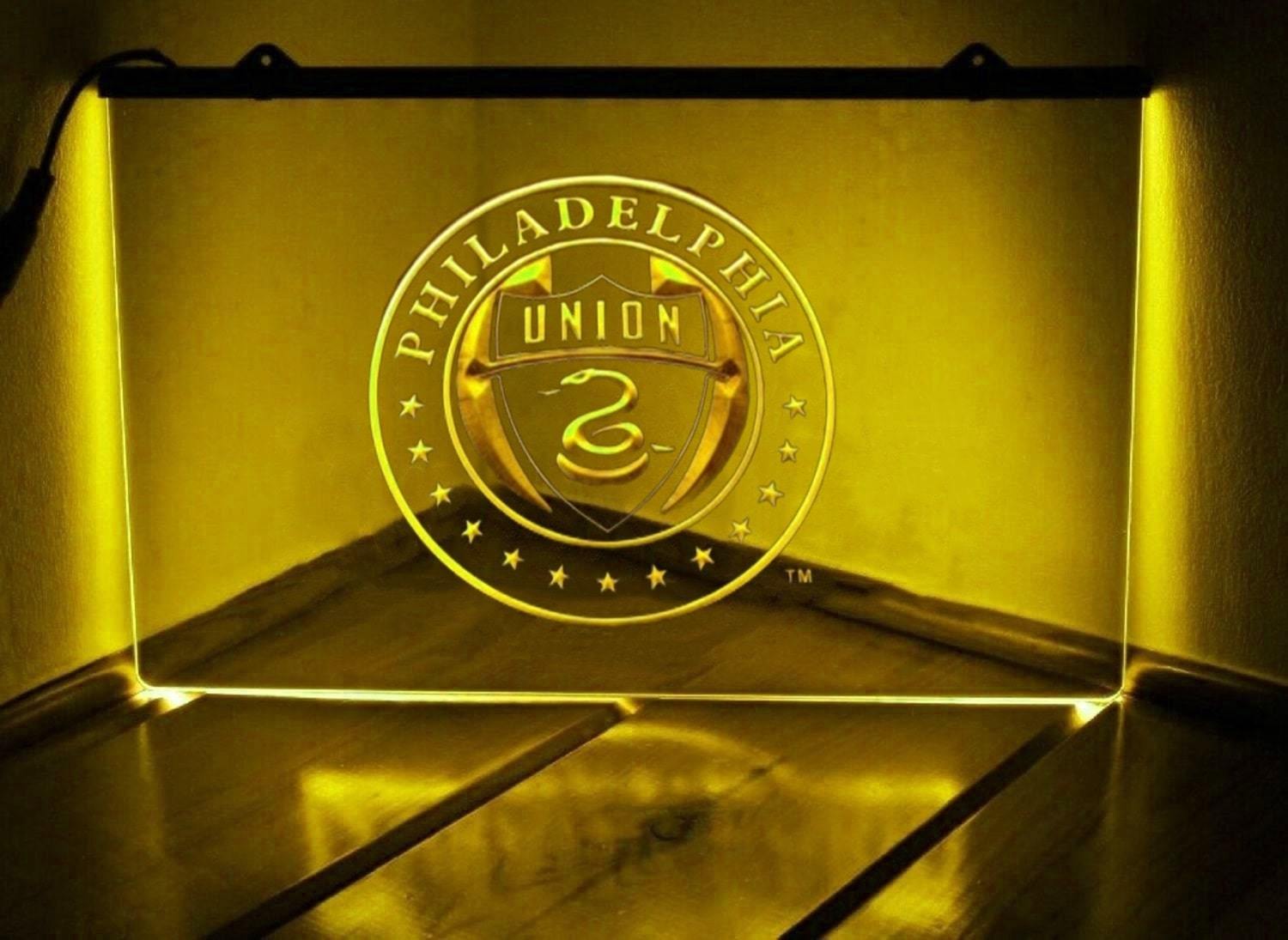 Philadelphia Union Neon LED Light Sign Hang Wall Decor, Lights Craft ...
