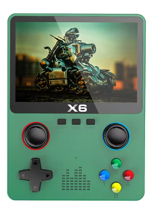 X6 Handheld Game Console - Green - Other