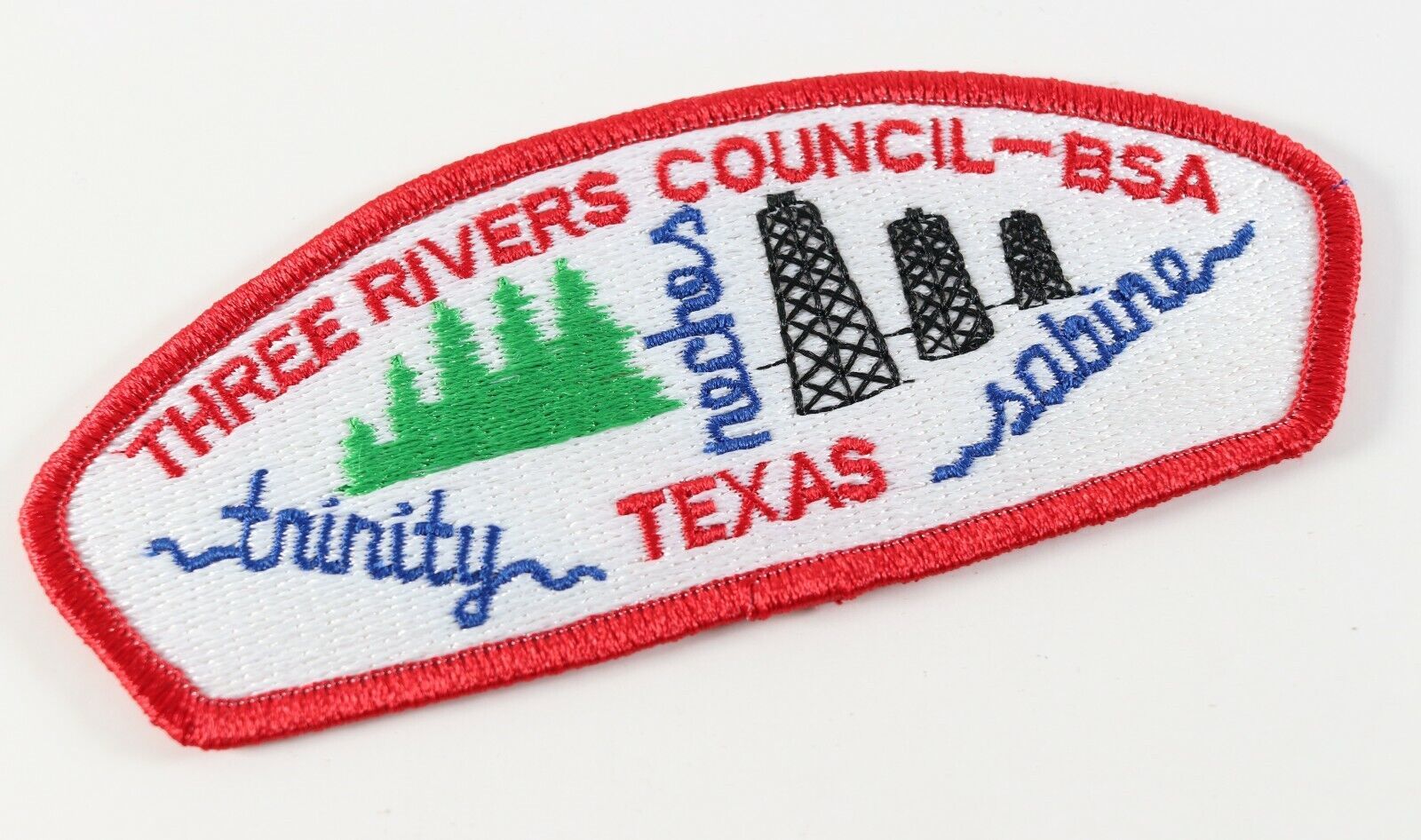 Vintage Three Rivers Council Trinity Texas Boy Scout BSA Shoulder CSP ...