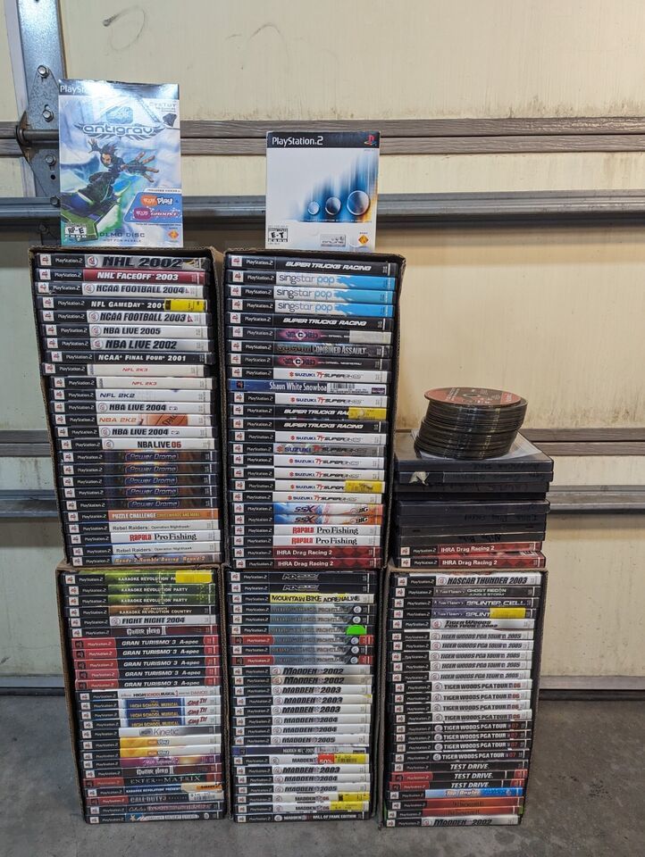 HUGE LOT of 170 Playstation 2 PS2 Games - Tested & Working - Video Games