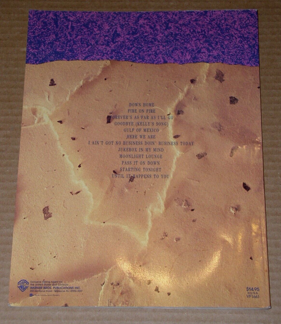 Alabama Pass It On Down Songbook Vintage 1990 Warner Bros. - Sheet ...