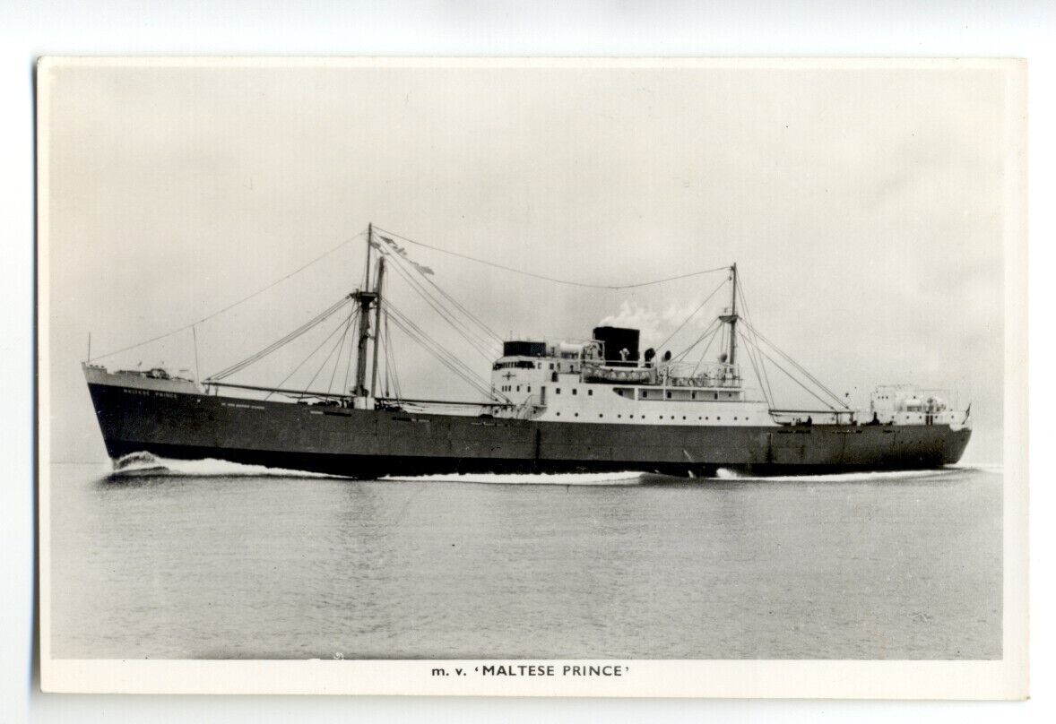 cb0876 - Prince Line Cargo Ship - Maltese Prince , built 1946 ...