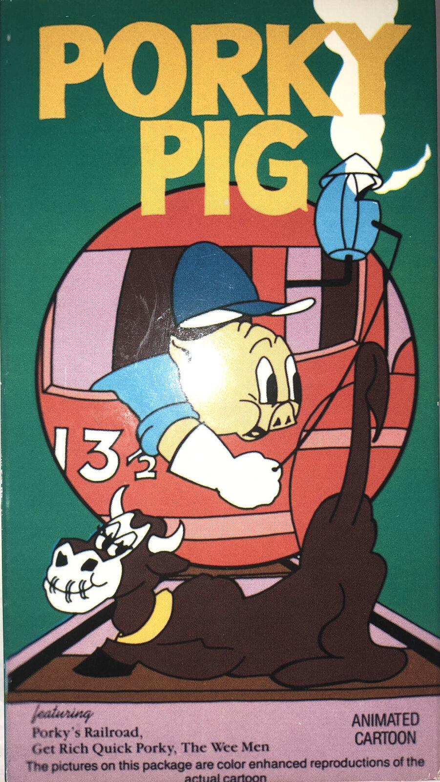 Porky Pig(VHS 1989)TESTED-RARE VINTAGE COLLECTIBLE-SHIPS N 24 HOURS ...