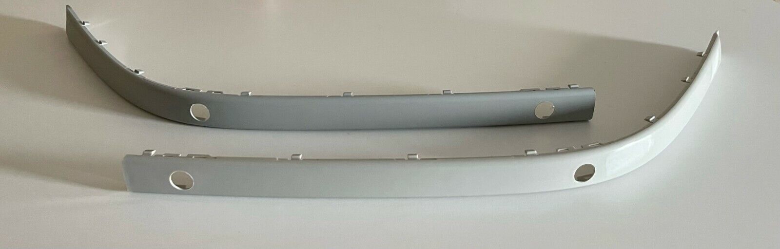 For BMW E39 Unpainted Front Bumper Impact Strip Left And Right 2 Pcs ...