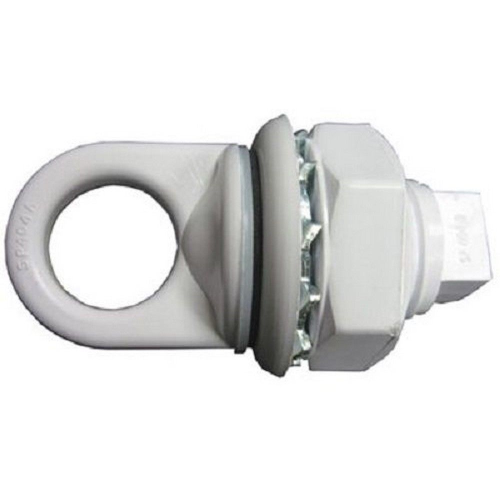Hayward SP0404 White Cycolac Eyebolt Assembly with Locknut and Gasket ...
