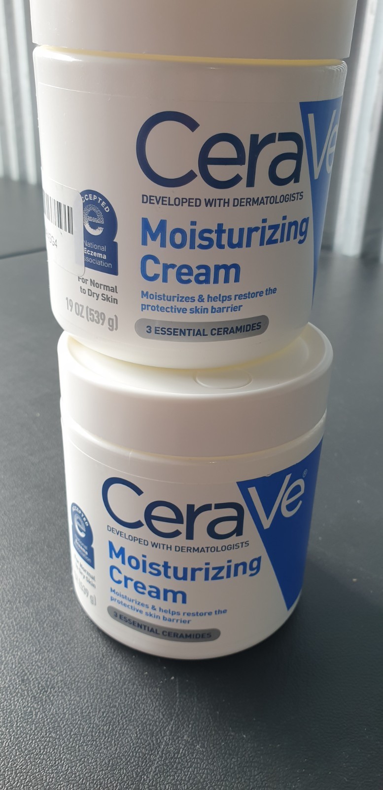 CeraVe Moisturizing Cream Oil-Free for Normal to Dry Skin 19 oz Each ...