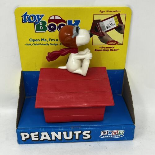 ERTL Snoopy Red Baron Peanuts Counting Book Wheeled Doghouse Vtg 2000 ...