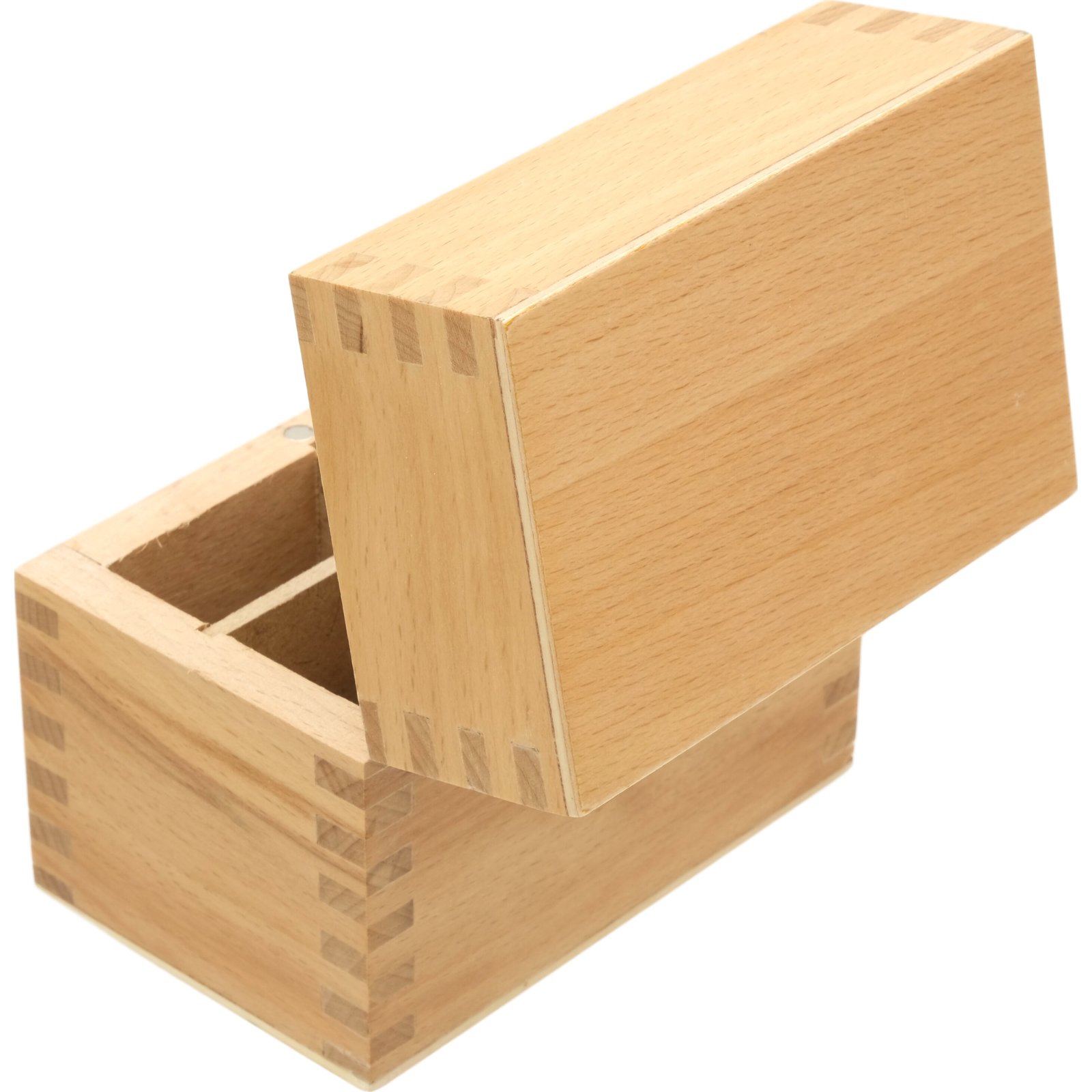 Gold Test Box, Wooden, 5 Compartments - Beads & Jewelry Making