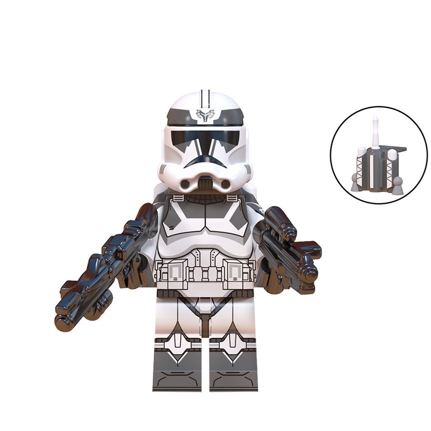 Wolfpack Clone Trooper Boost Minifigures Star Wars 104th Battalion - Building Toy Complete Sets ...