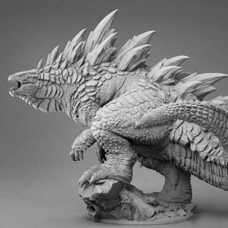 250mm x 300mm 3D Print Model Kit Godzilla Movie Unpainted - Figures