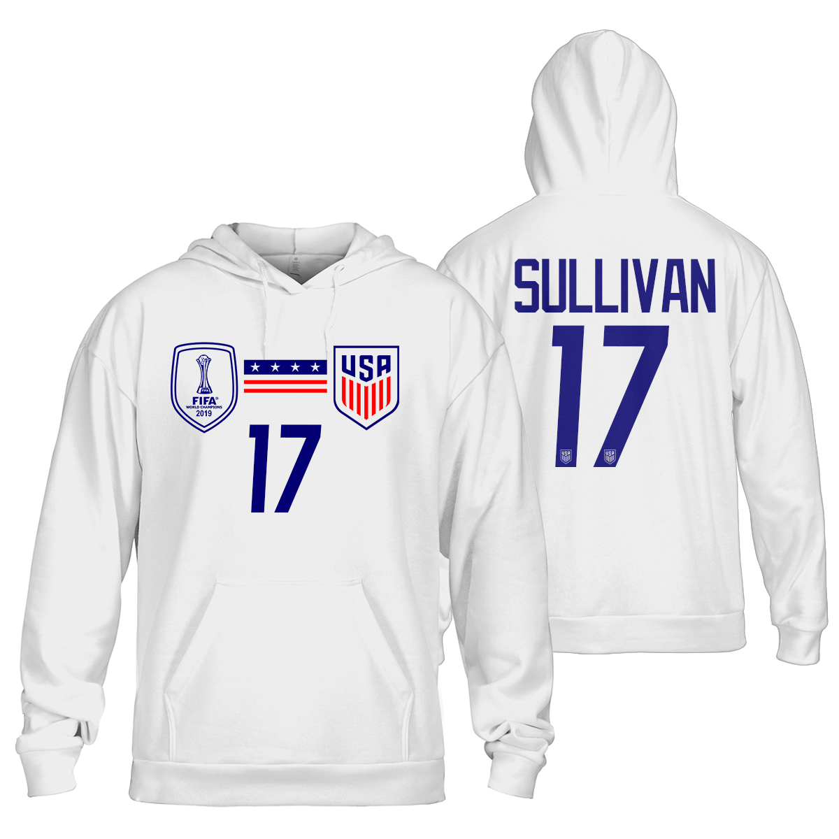 Andi Sullivan #17 USWNT Soccer FIFA Women's World Cup 2023 Hoodie ...