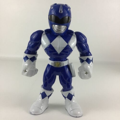 Power Rangers Mega Mighties 10" Poseable Action Figure Blue Ranger ...