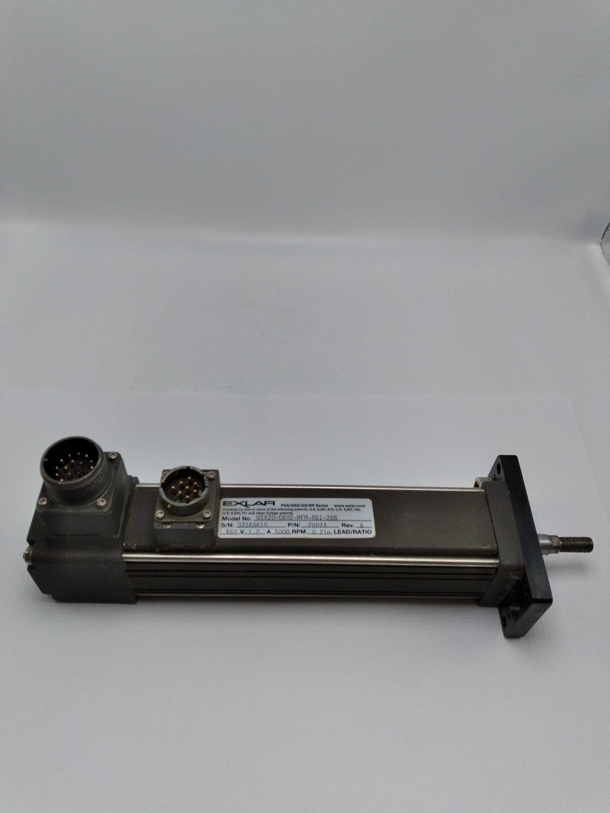 Exlar GSX20-0602-MFM-AB1-268 Servo Motor Linear Actuator - Linear Actuators