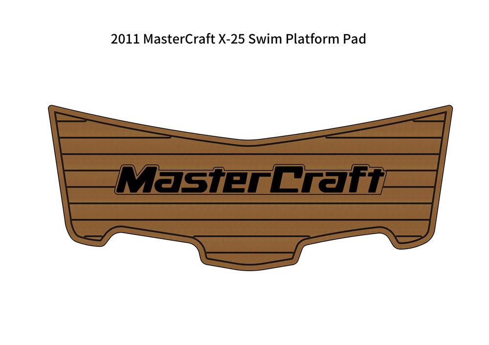 2011 MasterCraft X-25 Swim Platform Pad Boat EVA Foam Faux Teak Deck ...