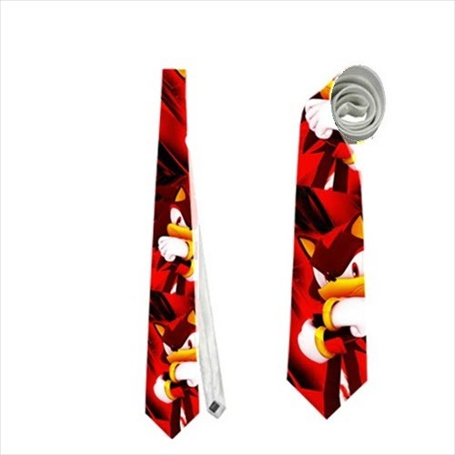 Necktie Sonic Tails Knuckles Silver Hedgehog Rouge Amy Shade Jet Tie ...