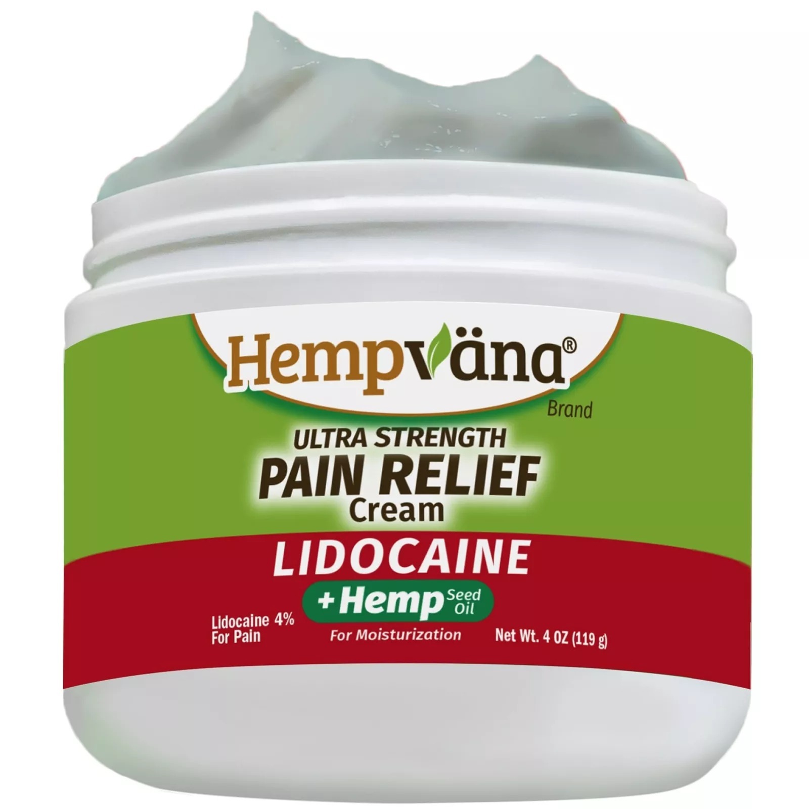 Hempvana Pain Cream Lidocaine, Ultra Strength, Pain Relief, AS-SEEN-ON ...