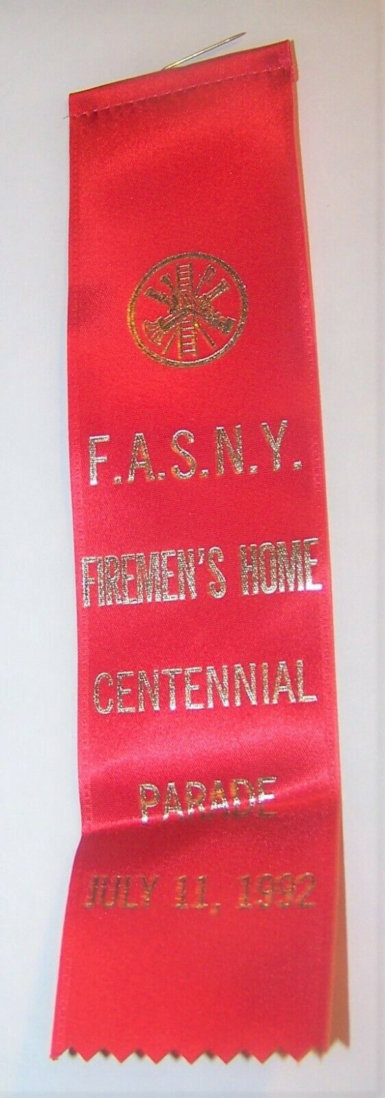 1992 FIREMANS HOME CENTENNIAL PARADE FASNY - Medals & Ribbons