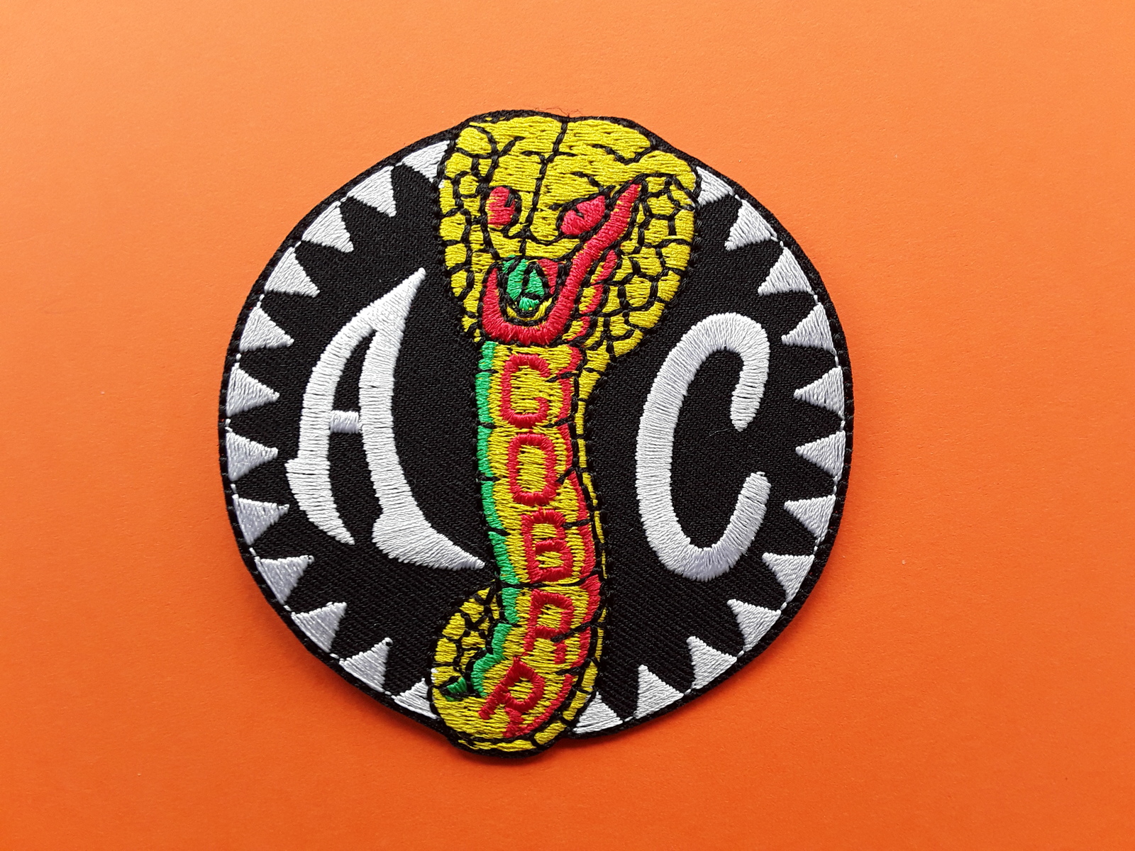 AC COBRA SHELBY SUPERCAR CLASSIC CAR EMBROIDERED PATCH - Patches