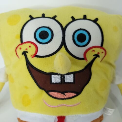 Spongebob Squarepants Plush Stuffed Animal Happy Soft Nickelodeon Nanco ...