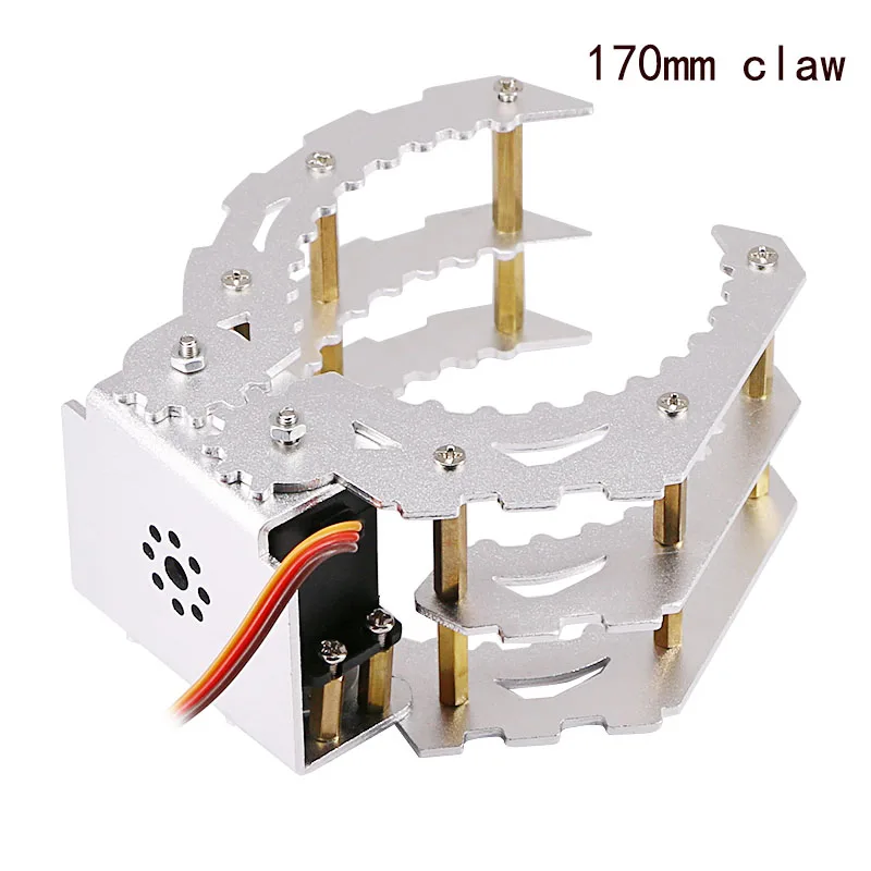 160mm/170mm 1 Dof Metal Robot Arm Gripper Mechanical Claw Clamp Servo ...