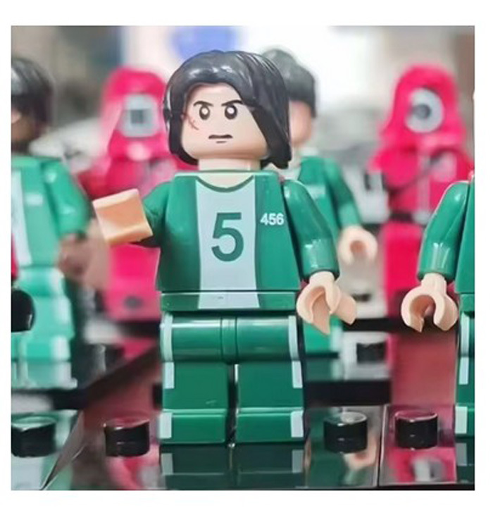 8 PACK Squid Game Minifigure Set Manager Doll Puppet Korea Minifigure ...