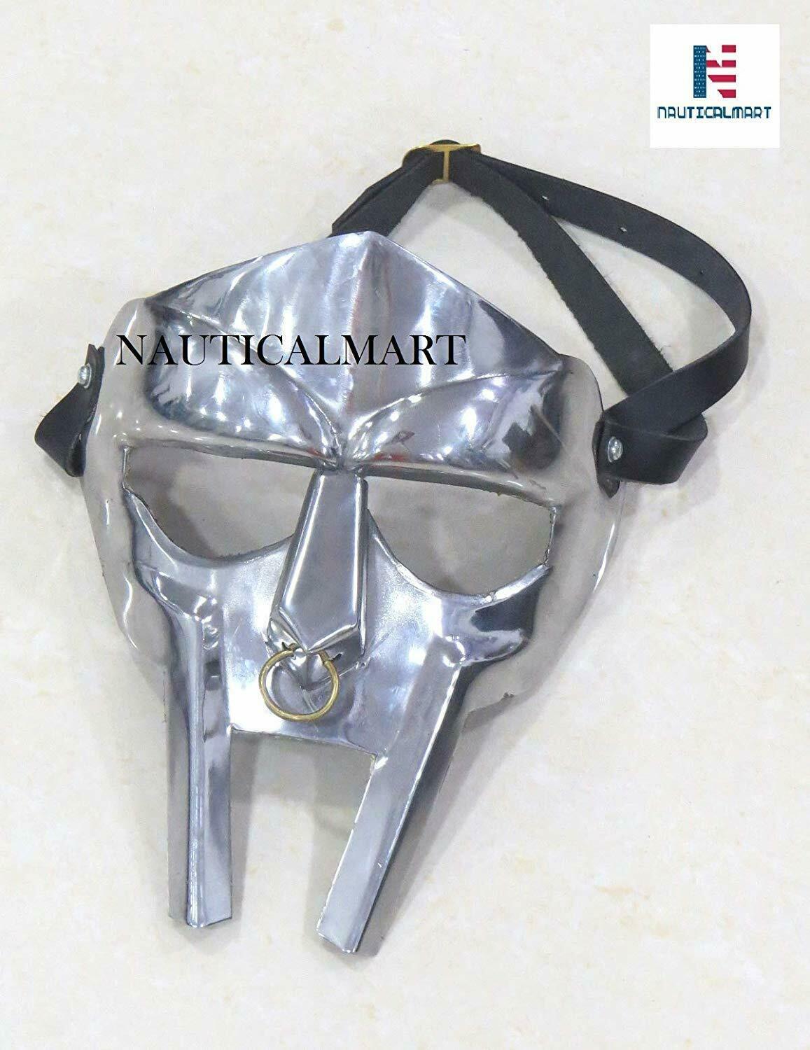 Medieval Epic MF Doom Rapper Madvillain Gladiator Mask - Knives, Swords ...