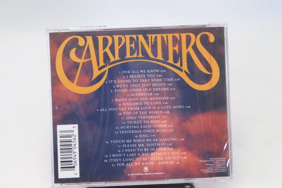 Carpenters CD Singles 1969-1981 Album NEW FACTORY SEALED - CDs