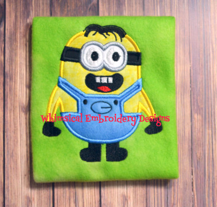 Minion (Flat Hair) Machine Embroidery and similar items