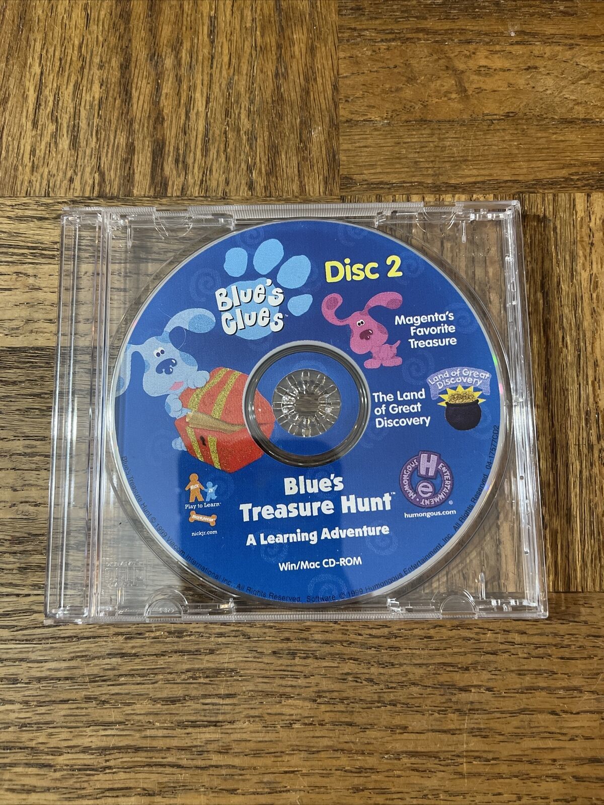 Blues Clues PC CD Rom Very Rare Vintage-SHIPS N 24 HOURS - Video Games