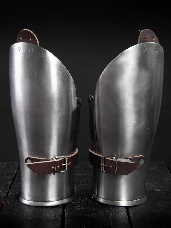 Medieval Hand Bracers Steel Knight Armor Cosplay Larp Costume Armor ...